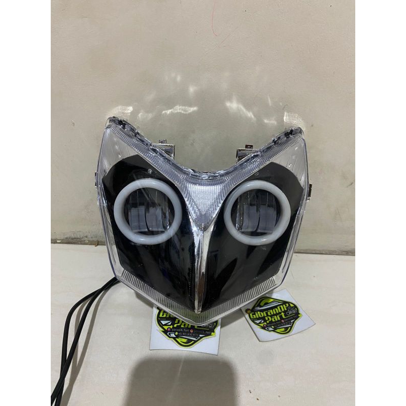 Jual COVER LAMPU DAYMAKER SUPRA 125 NEW BATMAN REFLEKTOR DAYMAKER HONDA ...