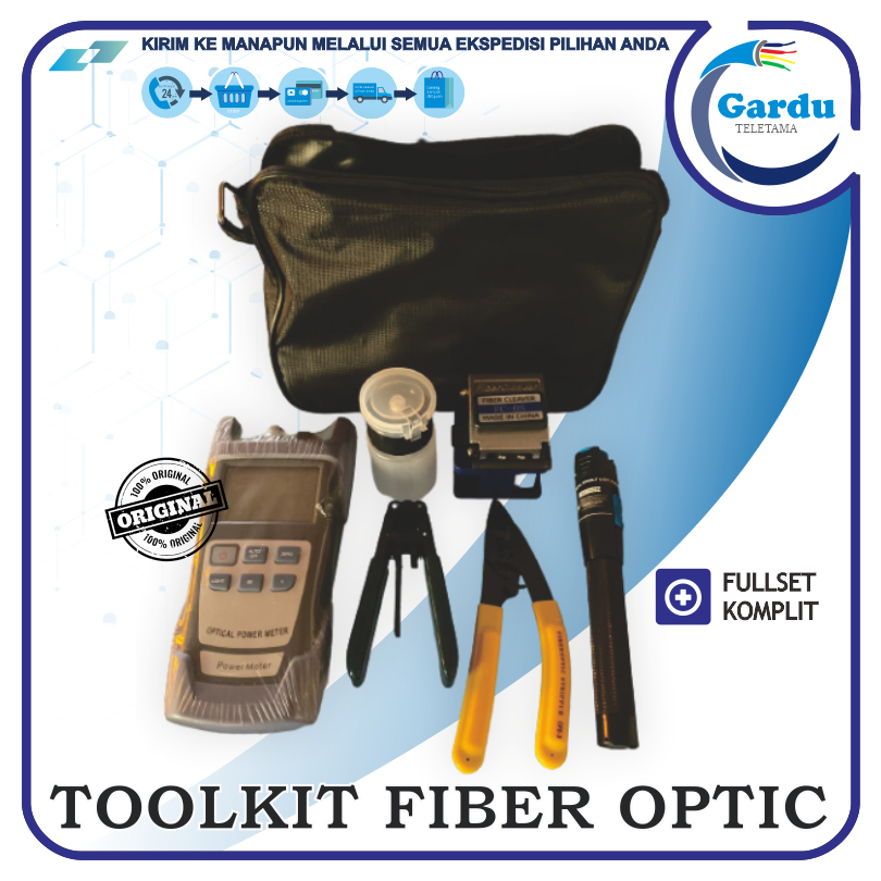 Jual FTTH Tester Toolkit Fiber Optic 1 Set Merk Mylink | Shopee Indonesia