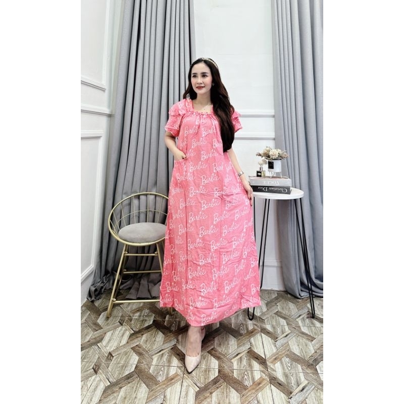 Jual Dres Fuji Dres Motif Barbie Dres Viral Shopee Indonesia