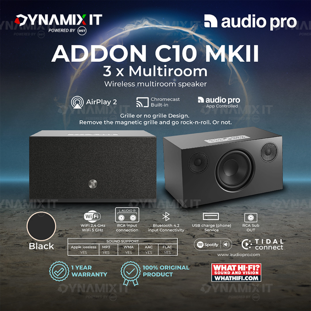 Jual Speaker Audio Pro C10 MKII AudioPro Wireless Multiroom - Black | Shopee Indonesia