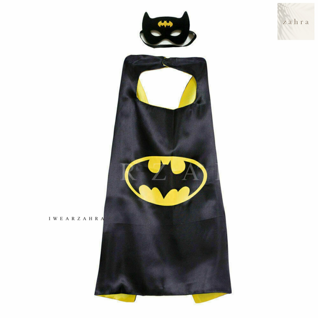 Jual JUBAH TOPENG SUPERHERO - Kostum Cosplay Superman Batman Captain ...