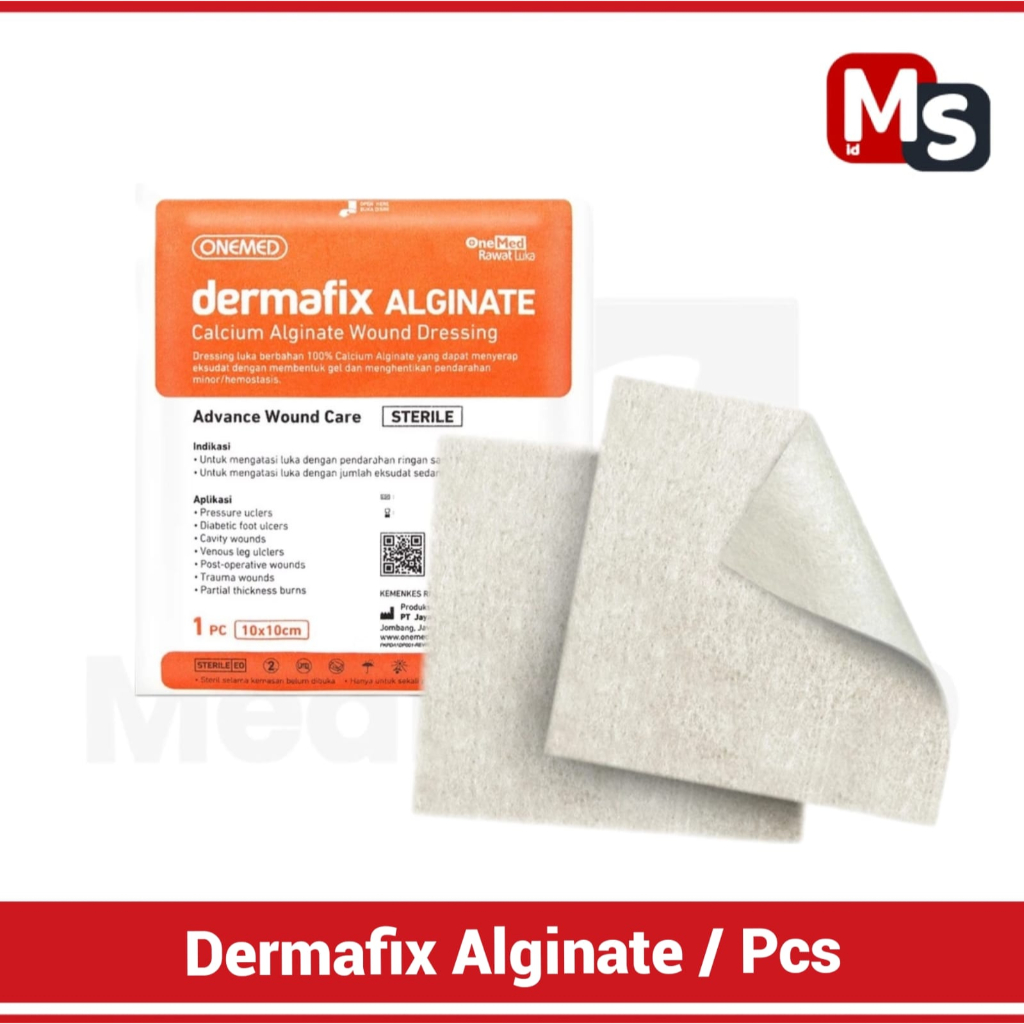 Jual Dermafix Alginate 10 x 10 Cm Wound Dressing Alginat Onemed Satuan ...