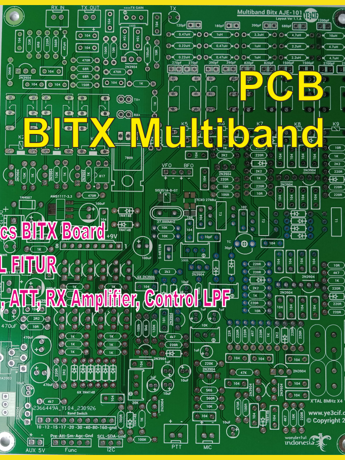 Jual Pcb Bitx Ssb Transceiver Exciter 160-10meter band | Shopee Indonesia