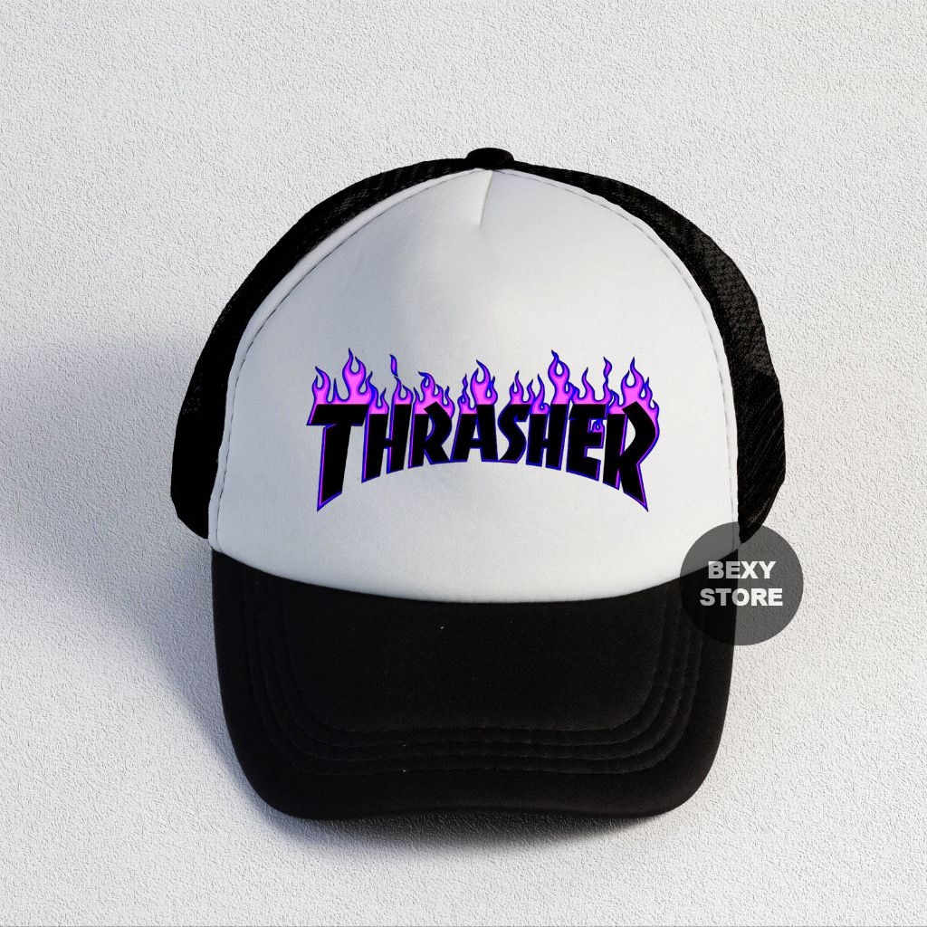Jual Topi Jaring THRASHER - Topi Trucker - Topi jaring Pria - Topi ...