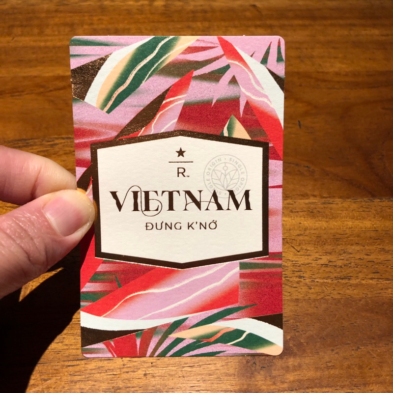 Jual Starbucks Reserve Taster Card Vietnam Dung K no - Limited Edition ...