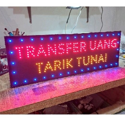 Jual Lampu Papan Nama ukuran 60x20cm | Shopee Indonesia