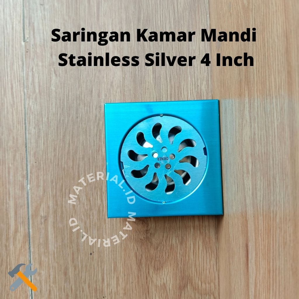 Jual Saringan Kamar Mandi PVC Stainless Plastik 4 Inch Floor Drain ...