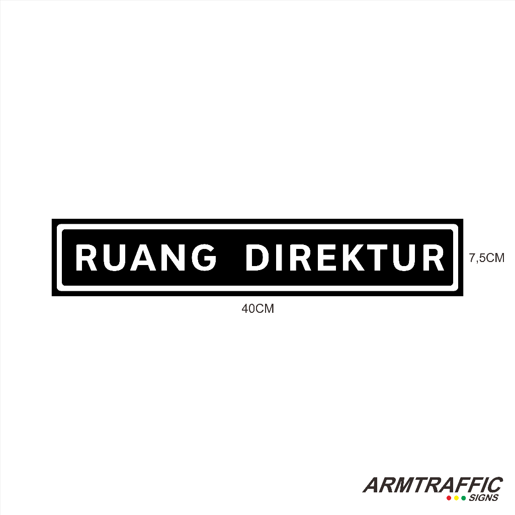 Jual SIGN RUANG DIREKTUR 7,5 X 40 CM | TANDA ARAH PETUNJUK RAMBU ...