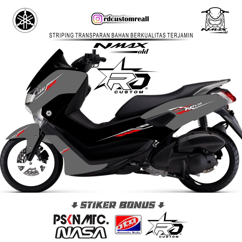 Jual STRIPING TRANSPARAN YAMAHA NMAX NEW STRIPING VARIAN WARNA | Shopee ...