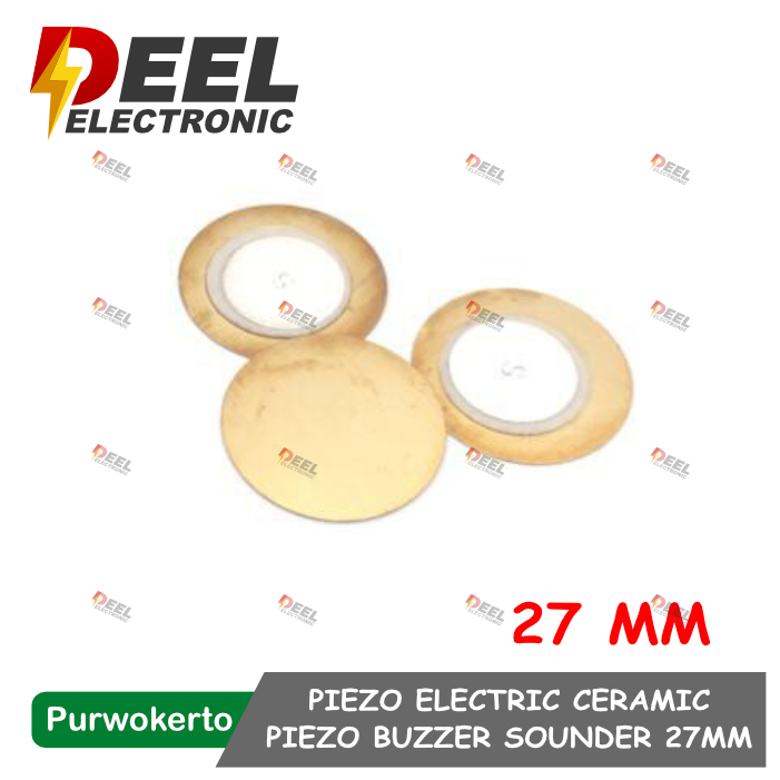 Jual PIEZO BUZZER SOUNDER 27MM PIEZO ELECTRIC CERAMIC SOUND DISC SENSOR | Shopee Indonesia