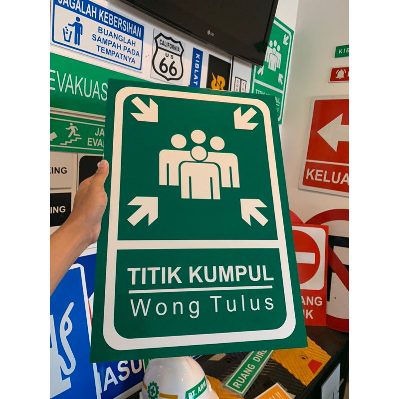 Jual SIGN TITIK KUMPUL CUSTOM BEBAS SESUAI KEINGINAN WONG MUMET | WONG ...