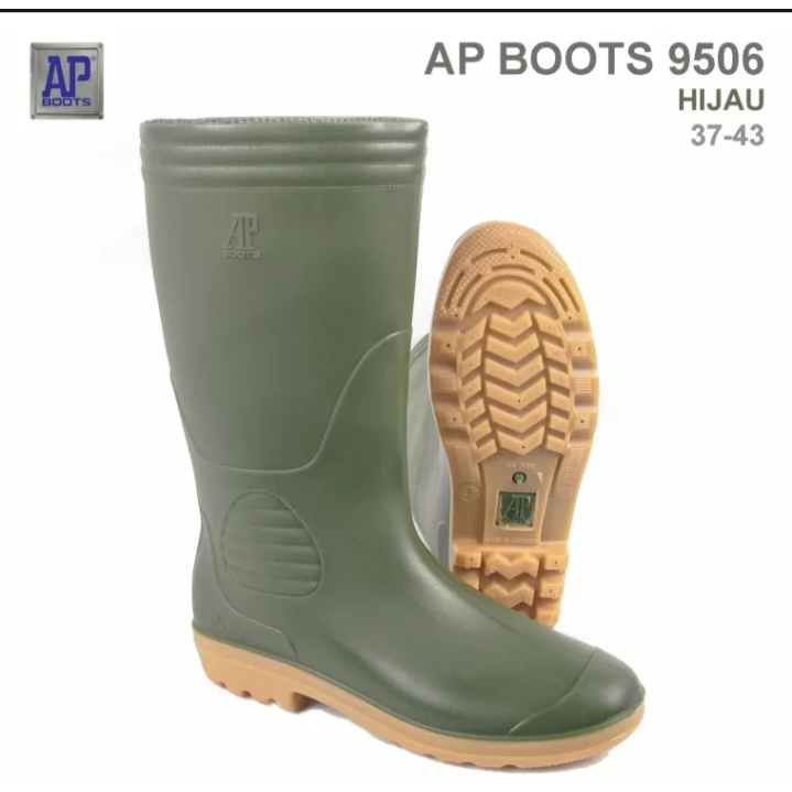 Jual AP Boots 9506 - Sepatu Boot PVC sepatu kerja dan proyek | Shopee ...