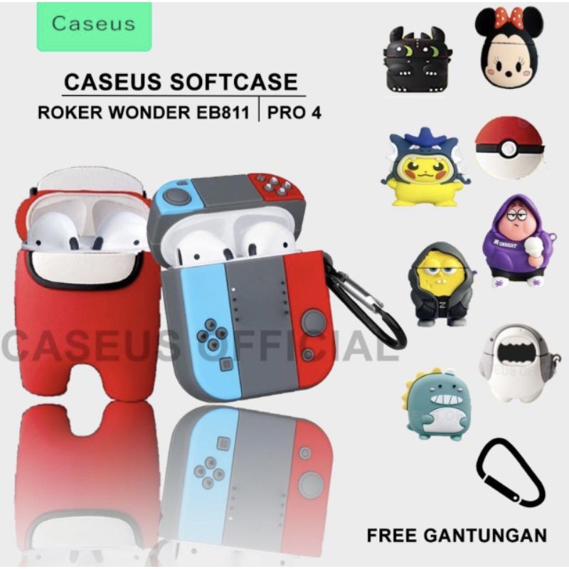 Jual Caseus Softcase Roker Wonder EB811 Pro 4 / Ecle Pro 4 / Inpods Pro ...