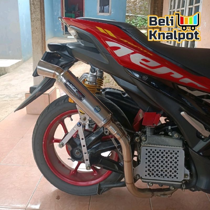 Jual Knalpot Original NFSpeed racing full sistem tipe : drag stainless, cantol bawah, leher ...