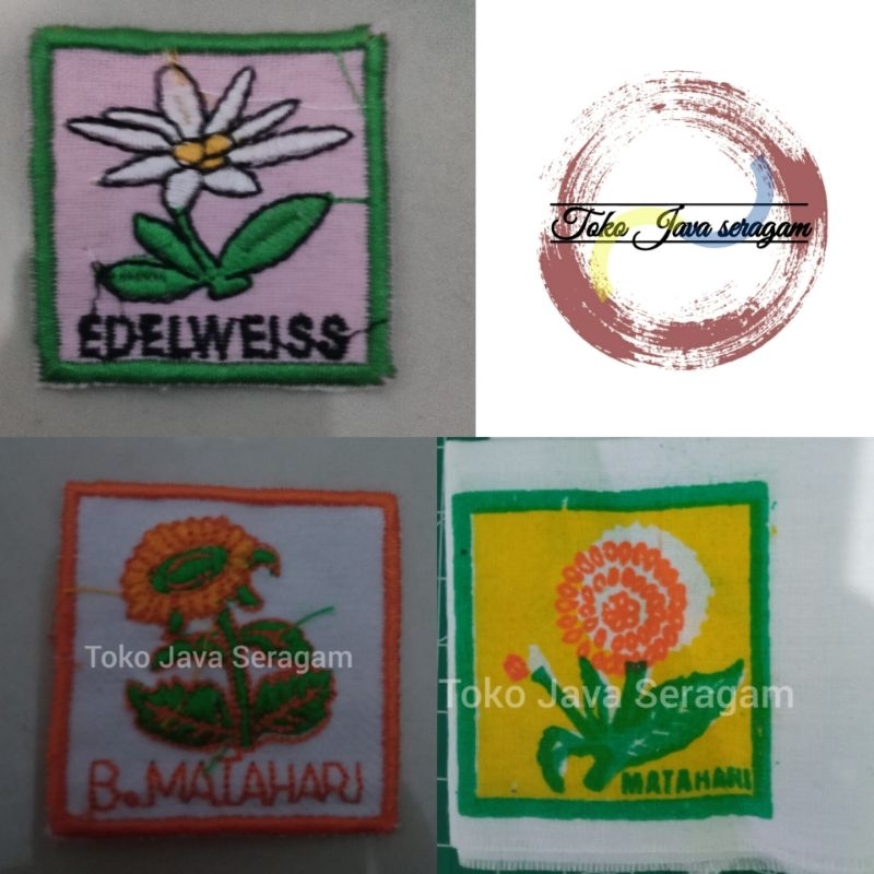 Jual Bet 1 pcs Tanda Regu Pramuka Putri Penggalang Bunga Kenanga B ...
