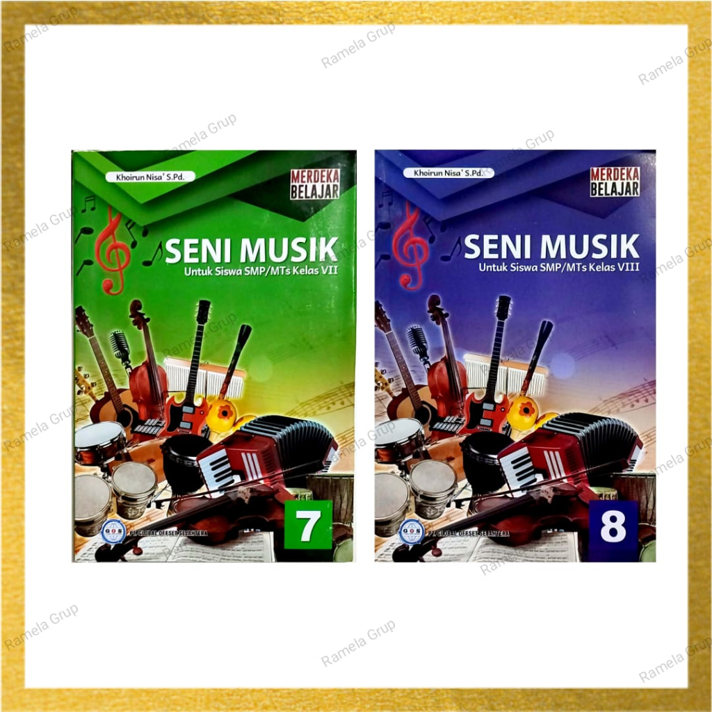 Jual BUKU SENI MUSIK KURIKULUM MERDEKA UNTUK KELAS 7,8,9 SMP/MTS GOS | Shopee Indonesia