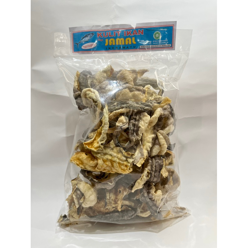 Jual KERUPUK KULIT IKAN REMANG_CAP JAMAL | Shopee Indonesia