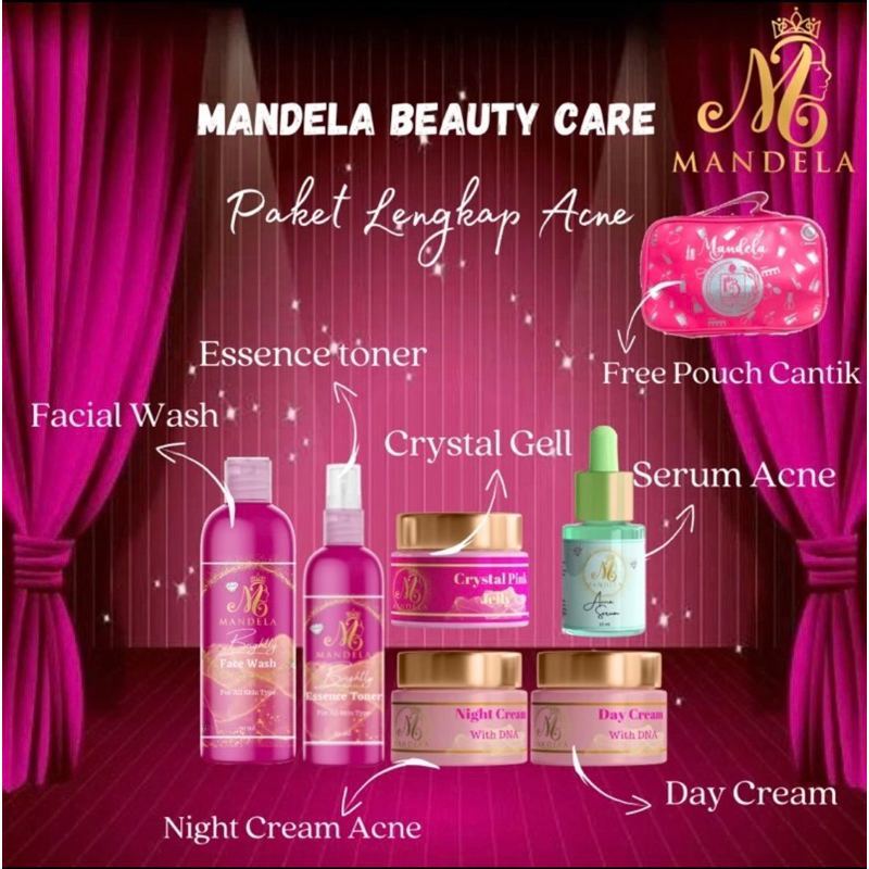 Jual Skincare MBC ( MANDELA BEAUTY CARE ) Paket Lengkap Acne Original BPOM dan Halal | Shopee ...
