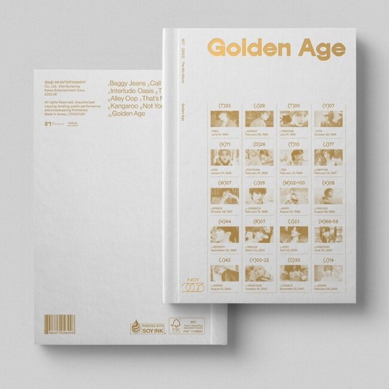 Jual [READY STOCK] NCT - The 4th Album [Golden Age] (Archiving Ver.) SEALED OFFICIAL | Shopee ...
