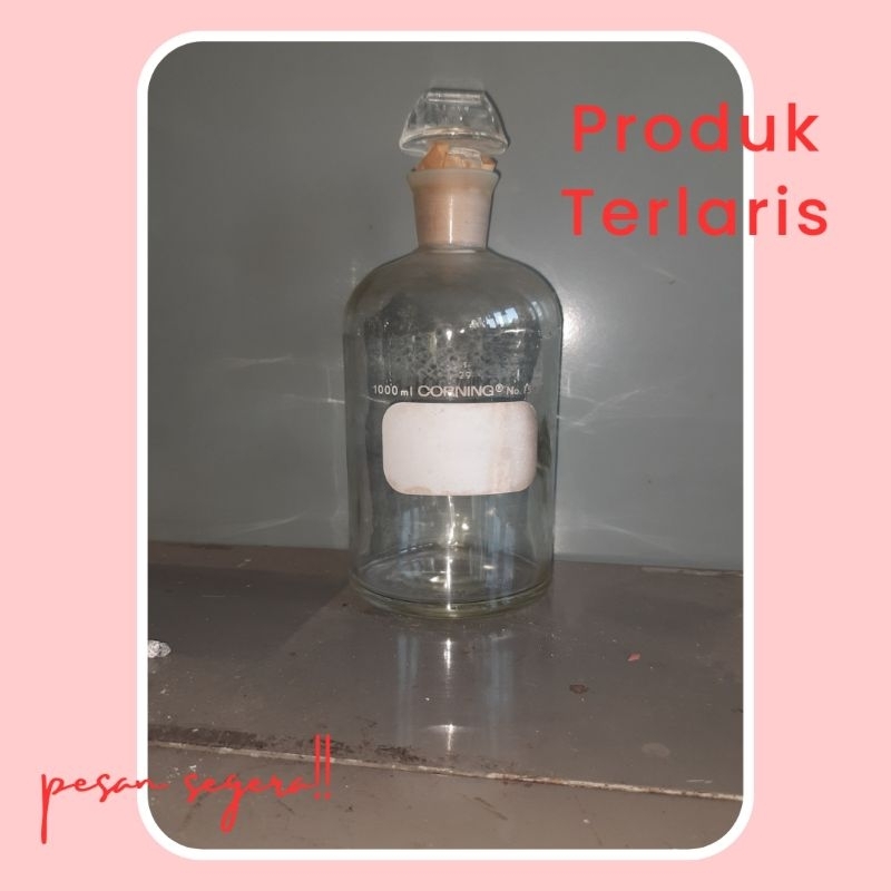 Jual Botol reagen / Laboratory bottle corning glass 1000 ml Pyrex ...