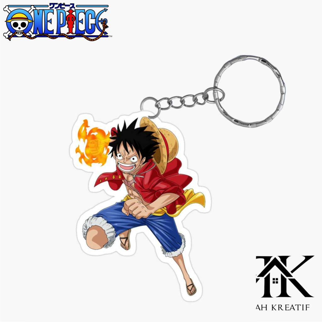 Jual Gantungan Kunci One Piece Monkey D. Luffy - Luffy gear 4 - Luffy ...