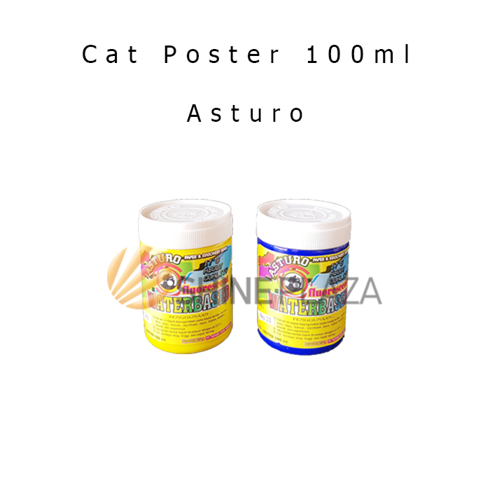 Jual Cat Poster Air Asturo Besar 100ml - Water Based Paint Serbaguna ...