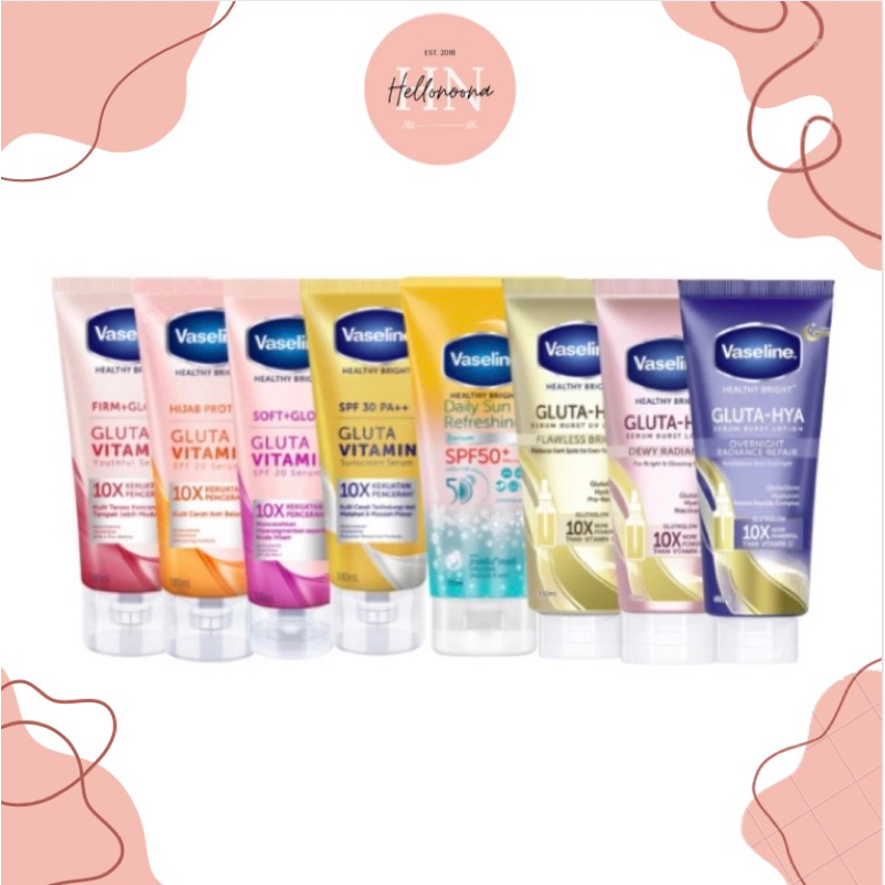 Jual VASELINE - Gluta-Hya Serum Burst Lotion Dewy Radience | Flawless ...