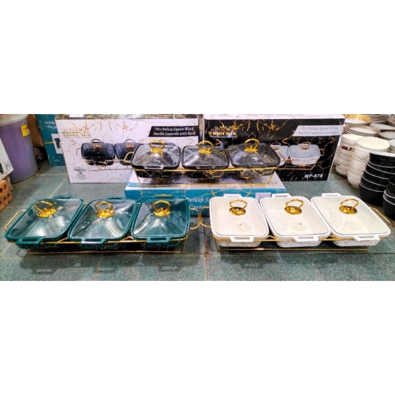Jual Tempat lauk keramik cabang 3 Marble 978 Fiorenza | Shopee Indonesia