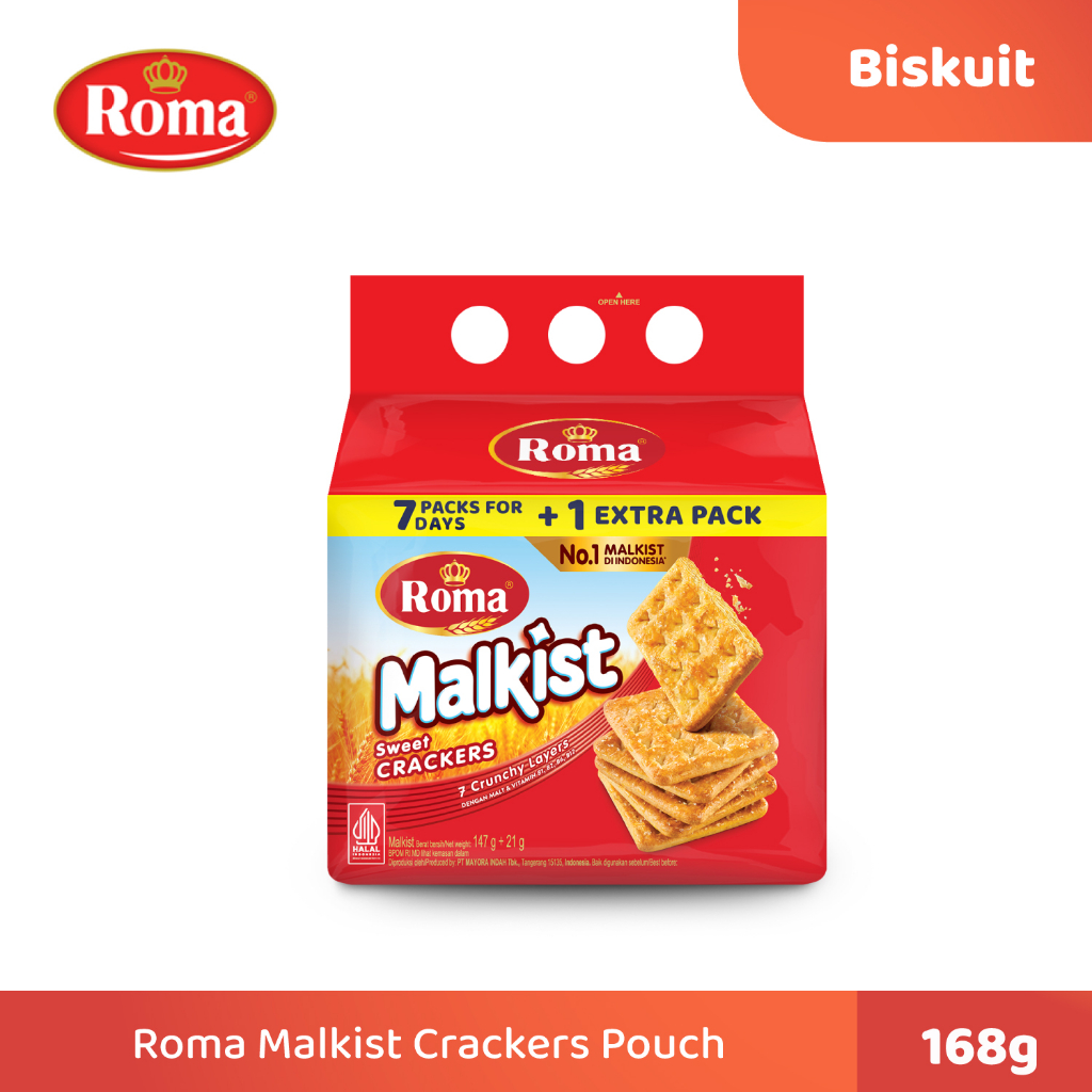 Jual Roma Malkist Crackers Pouch | Shopee Indonesia