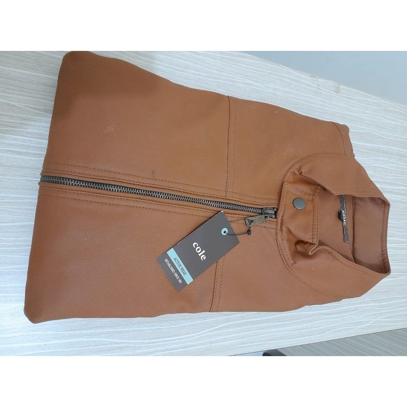 Jual JAKET SEMI KULIT COLE - ORIGINAL (NEW OLD STOCK) | Shopee Indonesia