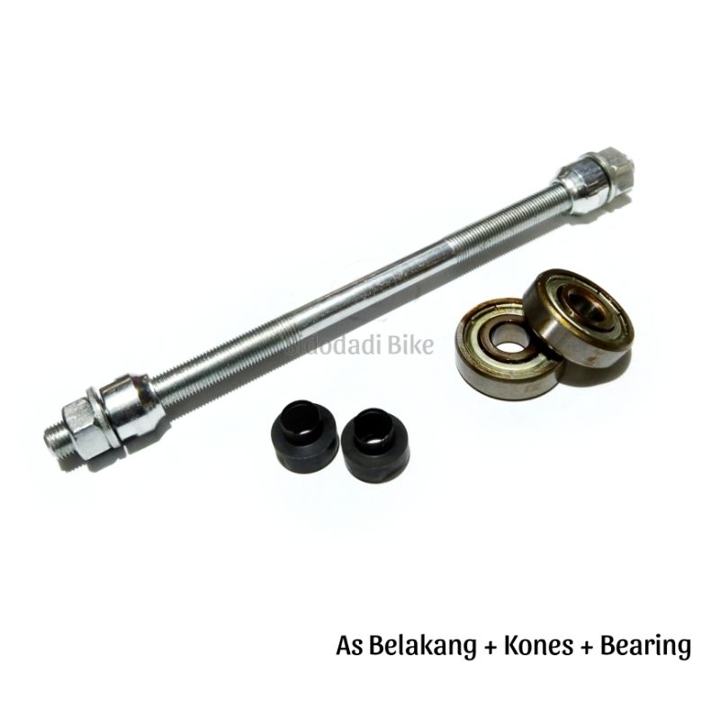 Jual As Roda Sepeda Gear Depan Belakang Kelaker Bearing As Patek As ...