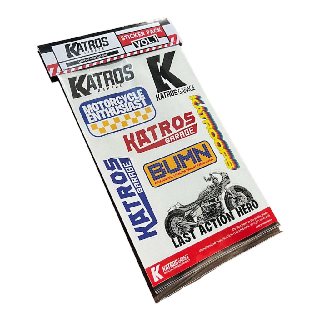 Jual Sticker Packs Katros by Katros Supply – Katros Garage | Shopee ...