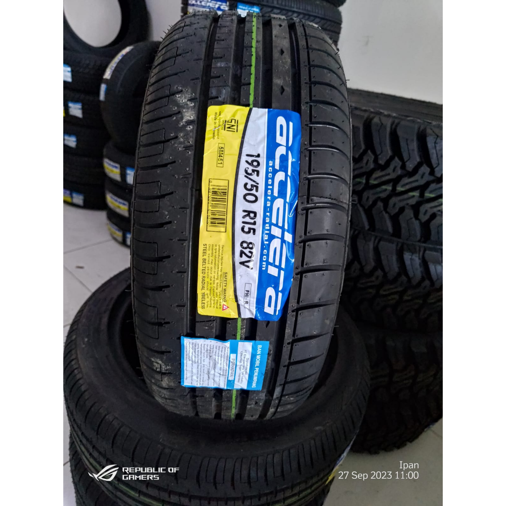 Jual Ban mobil 195 50 R15 merk accelera ban tubles murah berkualitas ...