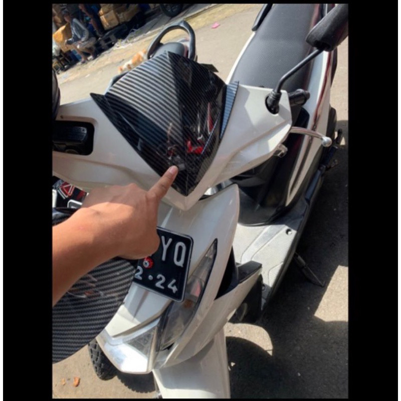 Jual Visor carbon beat injeksi beat fi | Shopee Indonesia