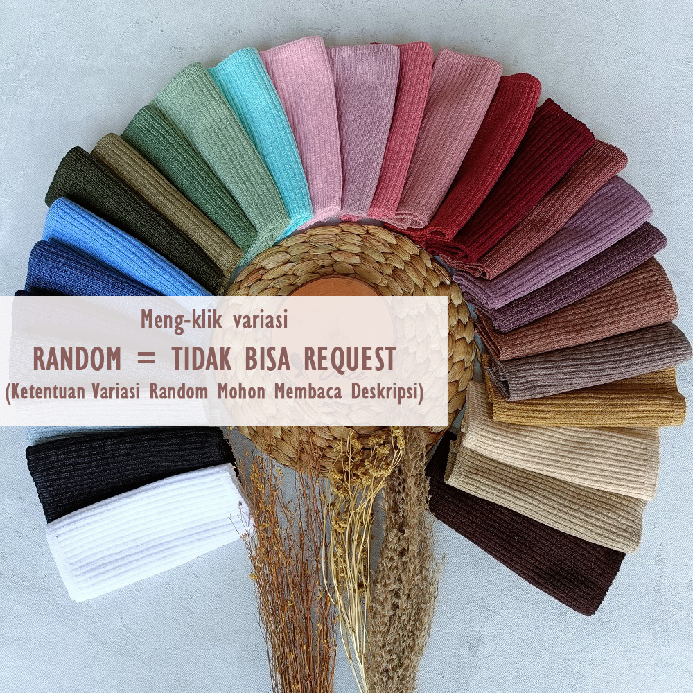 Jual (50++ WARNA) JACE - CIPUT RAJUT | INNER RAJUT | Ciput Hijab ...