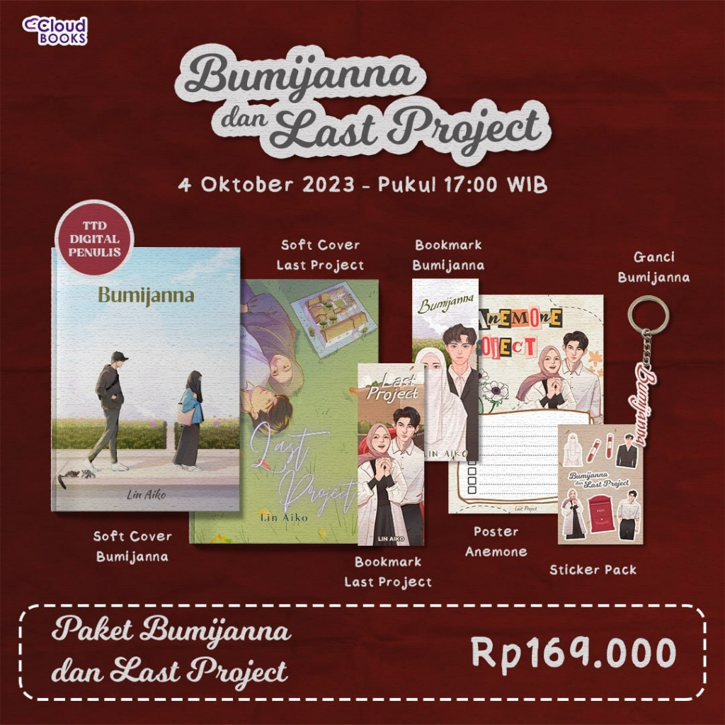 Jual Buku Bumijanna & Last Project - Lin Aiko - Cloudbooks Publishing | Shopee Indonesia