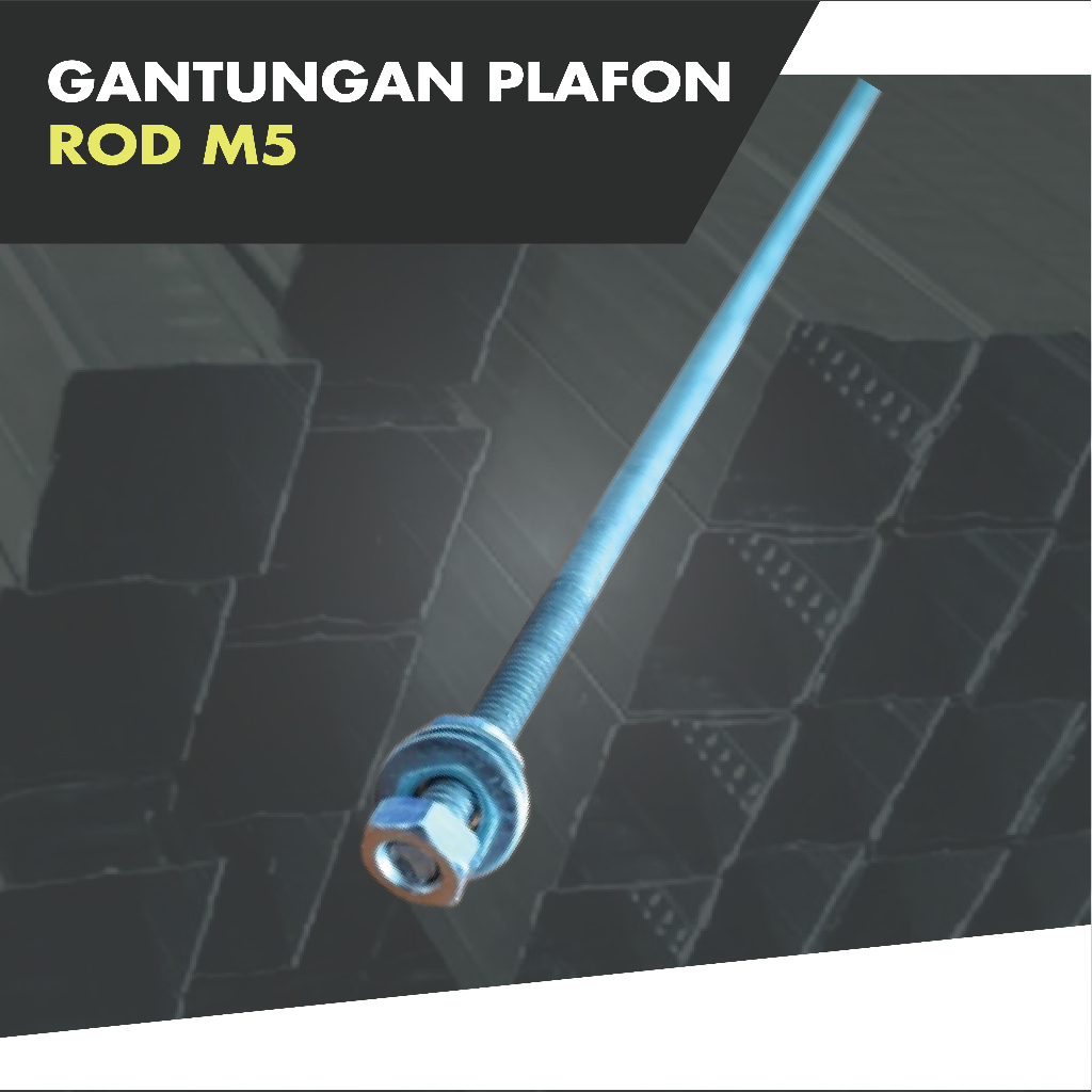 Jual Rod M5 / Gantungan Rangka 150 cm / Rot Drat / Gantungan Plafon ...