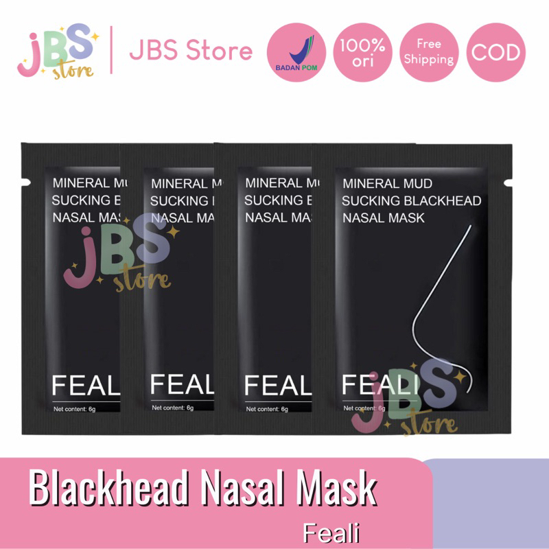 Jual [JBS STORE](Ready) Feali Mineral Mud Sucking Blackhead Nasal Mask ...