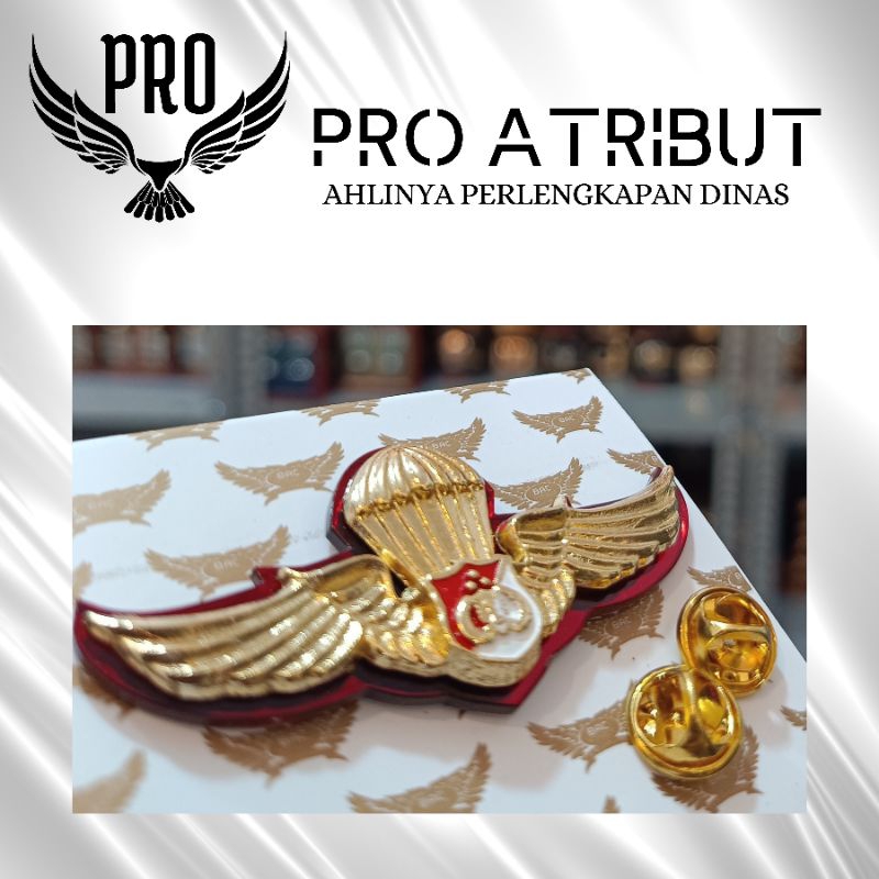 Jual PRO ATRIBUT - WING PIN TERJUN EKSKLUSIF | Shopee Indonesia