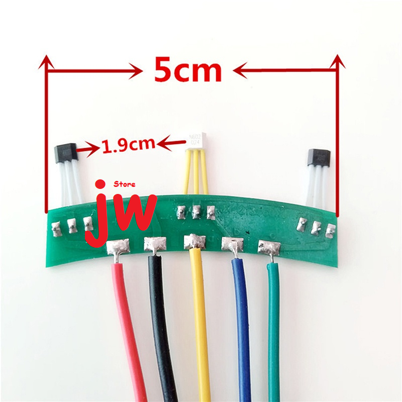 Jual RAR Modul Sensor BLDC Magnet Motor Kabel PCB-213 PCB 213 Hall 60 120 deg 314 Hall Sepeda ...
