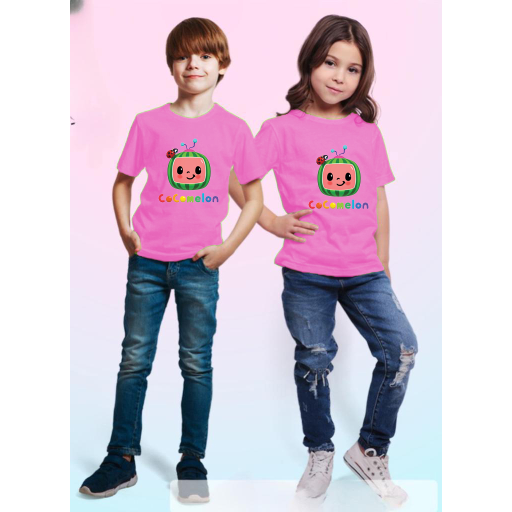 Jual kaos oblong distro anak-anak cocomelon / baju atasan anak unisex ... Jual kaos oblong distro anak-anak cocomelon / baju atasan anak unisex ...