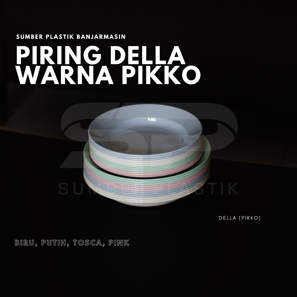 Jual Piring Della Pikko Plastik Warna (Satuan) | Shopee Indonesia