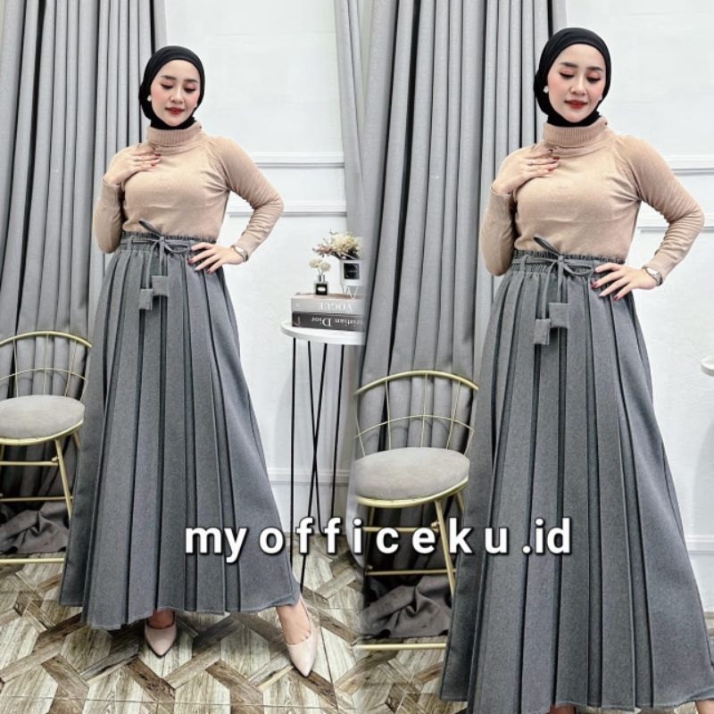 Jual ROK KANTOR PLISKET JUMBO ROK KANTOR JUMBO ROK PLISKET JUMBO ROK ...