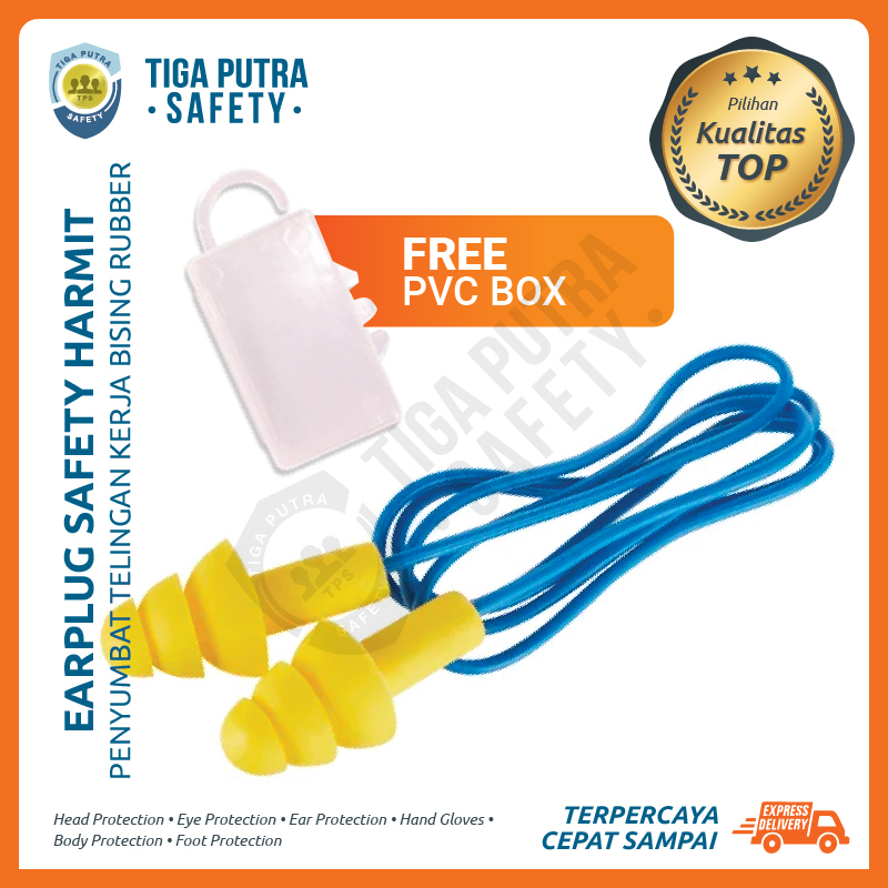 Jual Earplug Harmit Box / Kotak Penutup Safety Telinga Ear Plug Harmit ...