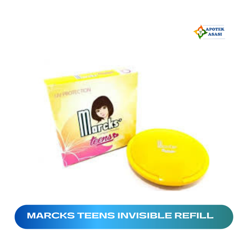 Jual Marcks refill teens invisible compact powder 12gr (padat) | Shopee ...