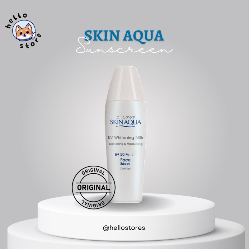 Jual Skin Aqua Skinaqua UV Sunscreen Whitening Milk SPF 50, PA++++ - 40 ...