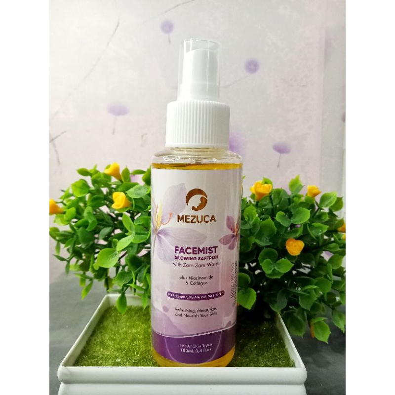 Jual MEZUCA Face Mist Glowing Saffron Collagen BPOM | Shopee Indonesia