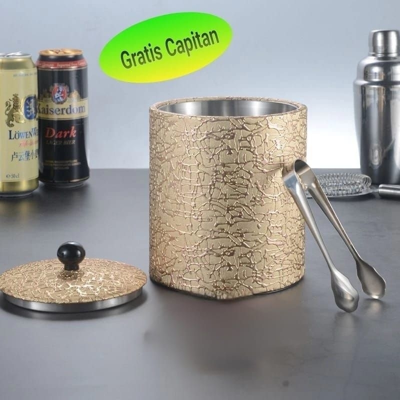 Jual Wadah Tempat Es Batu Ice Bucket Stainless Steel | Shopee Indonesia