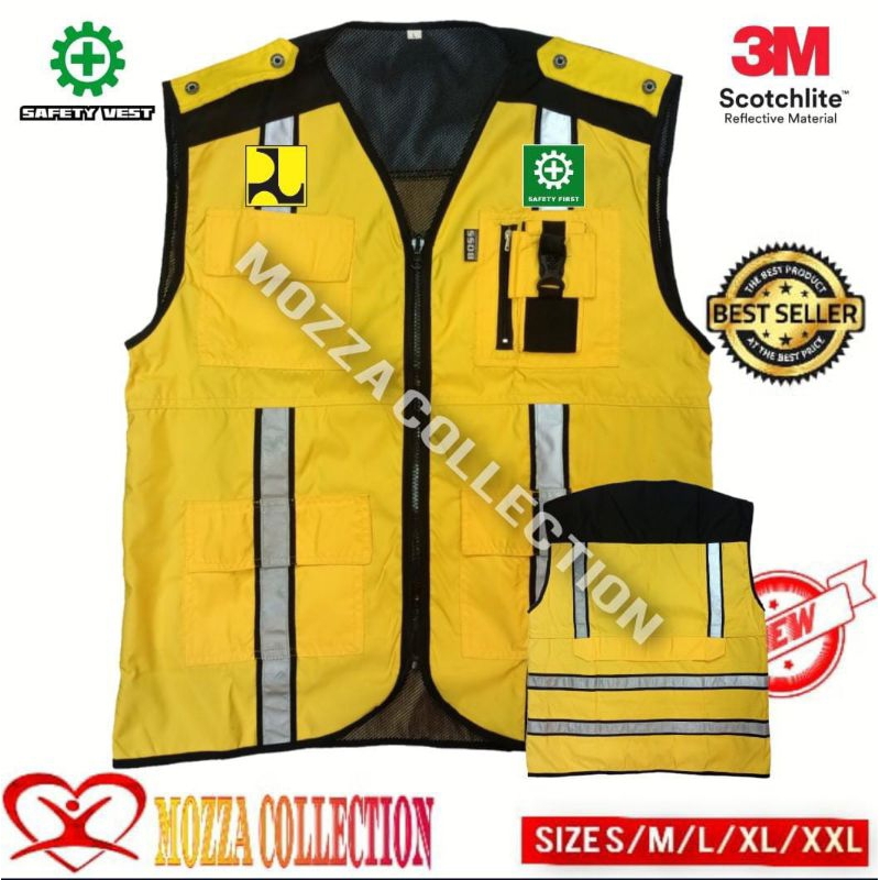 Jual ROMPI SAFETY PUPR 3M SCOTLITE TASLAN WATERPROOF PREMIUM-ROMPI ...