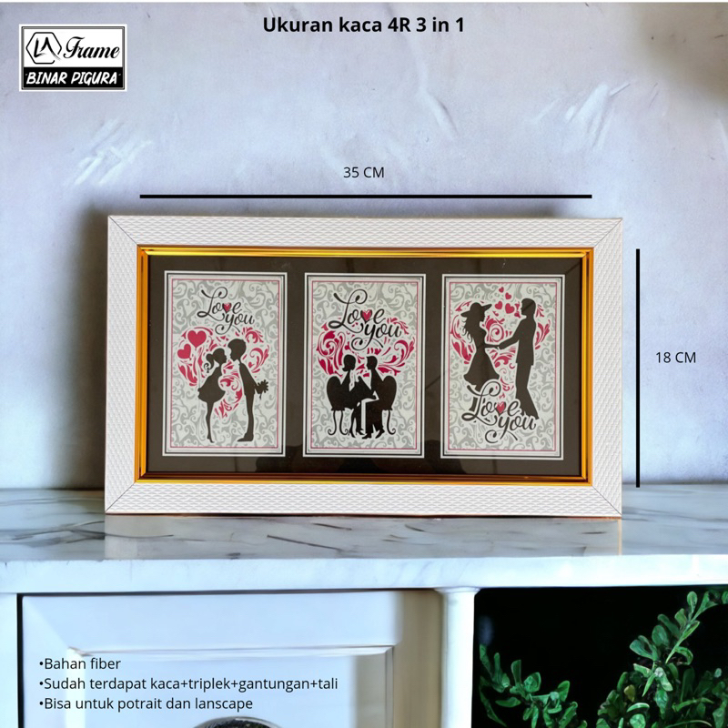 Jual Pigura 4R 3in1 | Shopee Indonesia